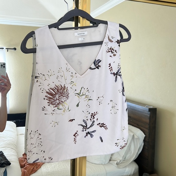 Babaton | Tops | Aritzia Floral Print Babaton Tank | Poshmark